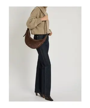 Khaite Augustina Suede Cross-body Bag