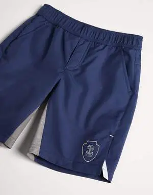 Brunello Cucinelli Nylon Bermuda Shorts With Logo