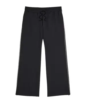 Valentino Garavani Drawstring Twill Track Pants - Black