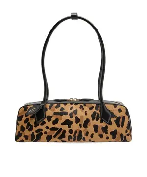 Alaïa Le Teckel Medium Leather Shoulder Bag - Black