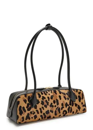 Alaïa Le Teckel Medium Leather Shoulder Bag - Black