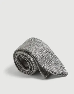 Brunello Cucinelli Textured-finish Silk Tie