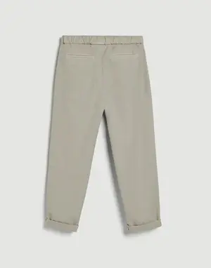 Brunello Cucinelli Pleated Drawstring-waist Trousers - Stone Gray