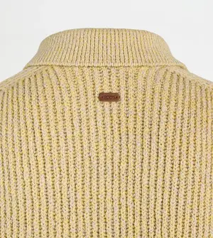 TOD'S Long-sleeved Collared Cardigan With Front Zipper