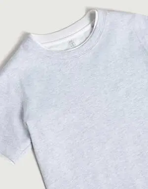 Brunello Cucinelli Cotton Jersey T-shirt With Faux-layering