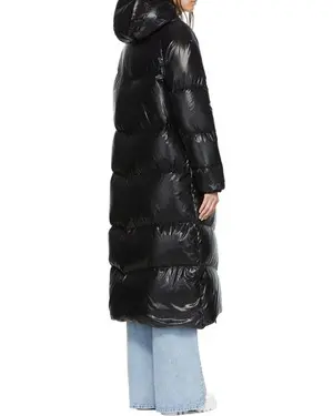Moncler Chanon Long Down Jacket
