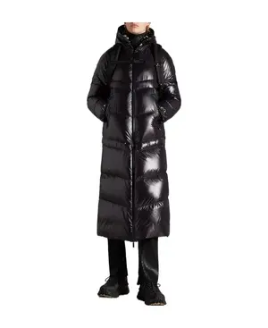Moncler Chanon Long Down Jacket