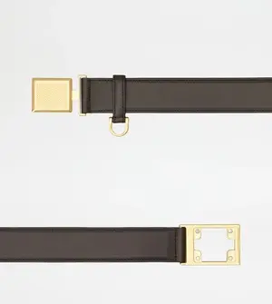 TOD'S Metal Buckle Belt