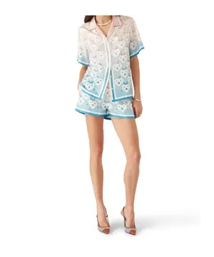 Casablanca Gradient Heart Monogram Short-sleeved Shirt