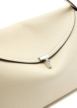 TOTEME T-lock Leather Shoulder Bag - Nude
