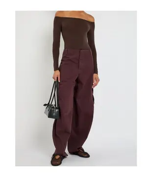 Alaïa Off-the-shoulder Stretch-nylon Bodysuit