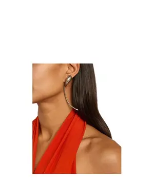 Khaite Whirlwind Water Drop Earrings - Yellow