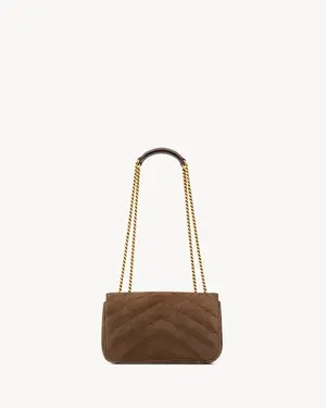 Saint Laurent Loulou Small Suede Matelass Bag
