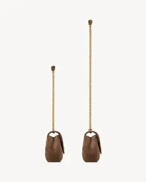 Saint Laurent Loulou Small Suede Matelass Bag