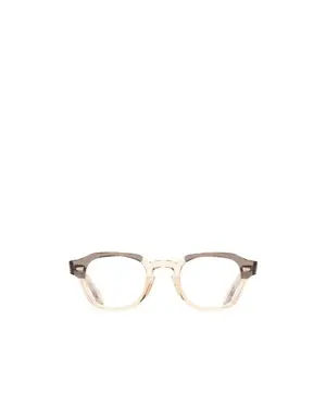 CUTLER  GROSS Cutler And Gross Geometric Flat Mirror Eyeglasses - Nude
