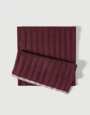 Brunello Cucinelli Contrast-trim Scarf