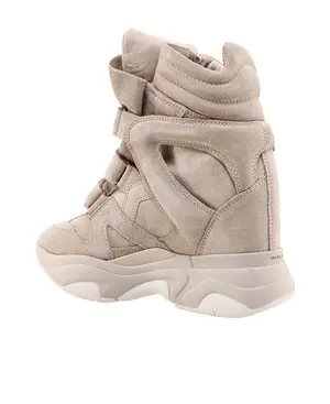 Isabel Marant Étoile Balskee Suede Sneakers - Nude