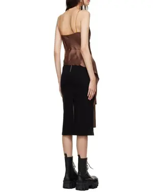 Helmut Lang Asymmetrical Draped Tank Top