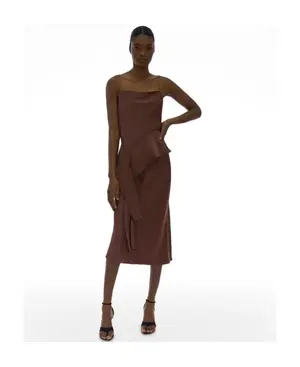Helmut Lang Asymmetrical Draped Tank Top