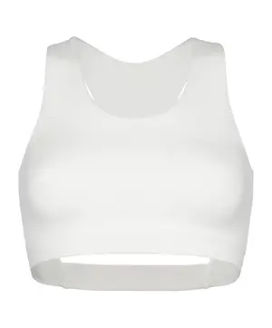 ERES Marie-jos Cropped Racerback Top - White