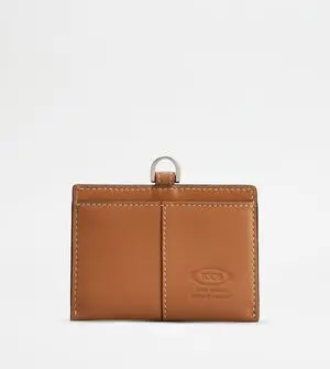 TOD'S Leather Badge Holder