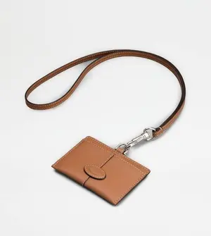 TOD'S Leather Badge Holder