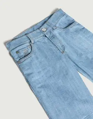 Brunello Cucinelli Lightweight Denim Five-pocket Trousers - Blue