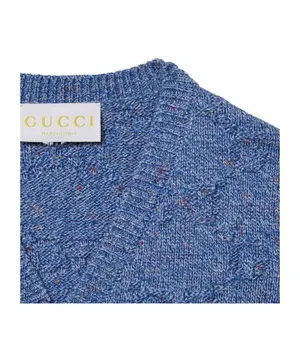 Gucci Baby Gg Cotton Cardigan