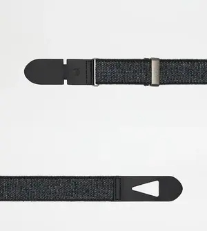 TOD'S Greca 3.5 Buckle Belt - Black