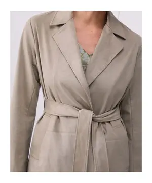 Liu Jo Faux Suede Belted Jacket