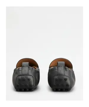 TOD'S Pebble Detail Slip-on Loafers - Grey