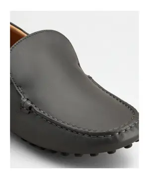 TOD'S Pebble Detail Slip-on Loafers - Grey