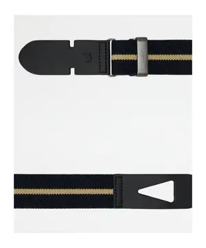 TOD'S Greca Belt - Black