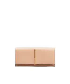 TOD'S Snap Wallet - Beige
