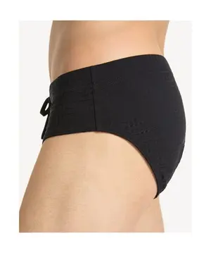 Balmain Monogram Swim Briefs In Nylon Elastane