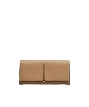 TOD'S Wallet In Leather - Beige