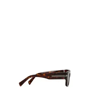 TOD'S Rectangular Sunglasses With Metal Bar Detail
