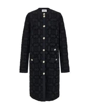 FERRAGAMO Gancio Galore Logo Coat