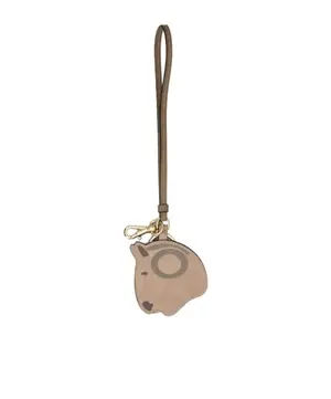 TOD'S Logo Pendant With Horse Motif - Nude