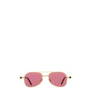 KUBORAUM Geometric Frame Sunglasses - Pink