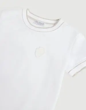 Brunello Cucinelli Cotton Jersey T-shirt With Logo Detail