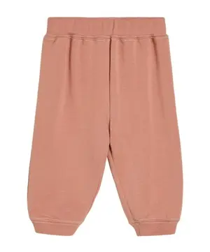 Brunello Cucinelli Cotton French Terry Baby Bernie Trousers - Orange