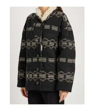 Isabel Marant Étoile Qayla Jacquard Cotton-blend Coat