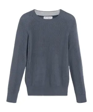 Brunello Cucinelli Cotton English-rib Sweater