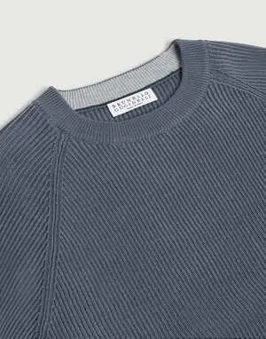 Brunello Cucinelli Cotton English-rib Sweater