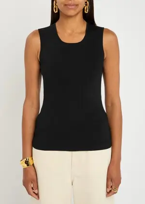 JOSEPH Stretch-silk Knit Tank