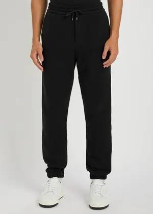 Saint Laurent Logo-embroidered Cotton Sweatpants
