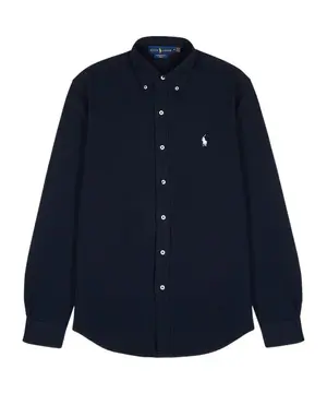 Polo Ralph Lauren Piqué Cotton Shirt - Black