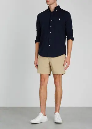 Polo Ralph Lauren Piqué Cotton Shirt - Black