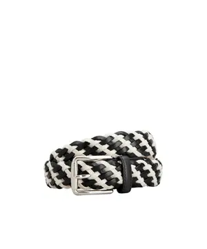 TOD'S Woven Belt - Black